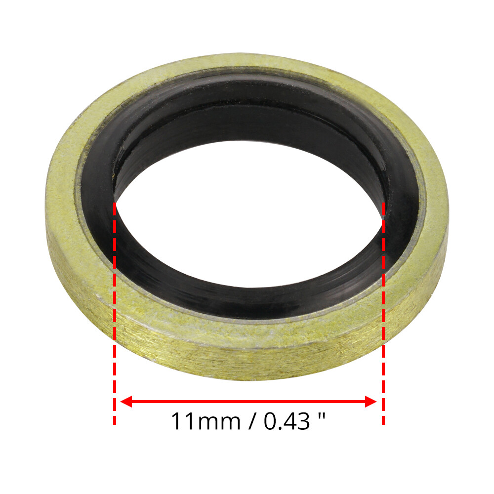 10MM Motorcycle Brake Banjo Bolt Sealing Washers for Harley All Models ...