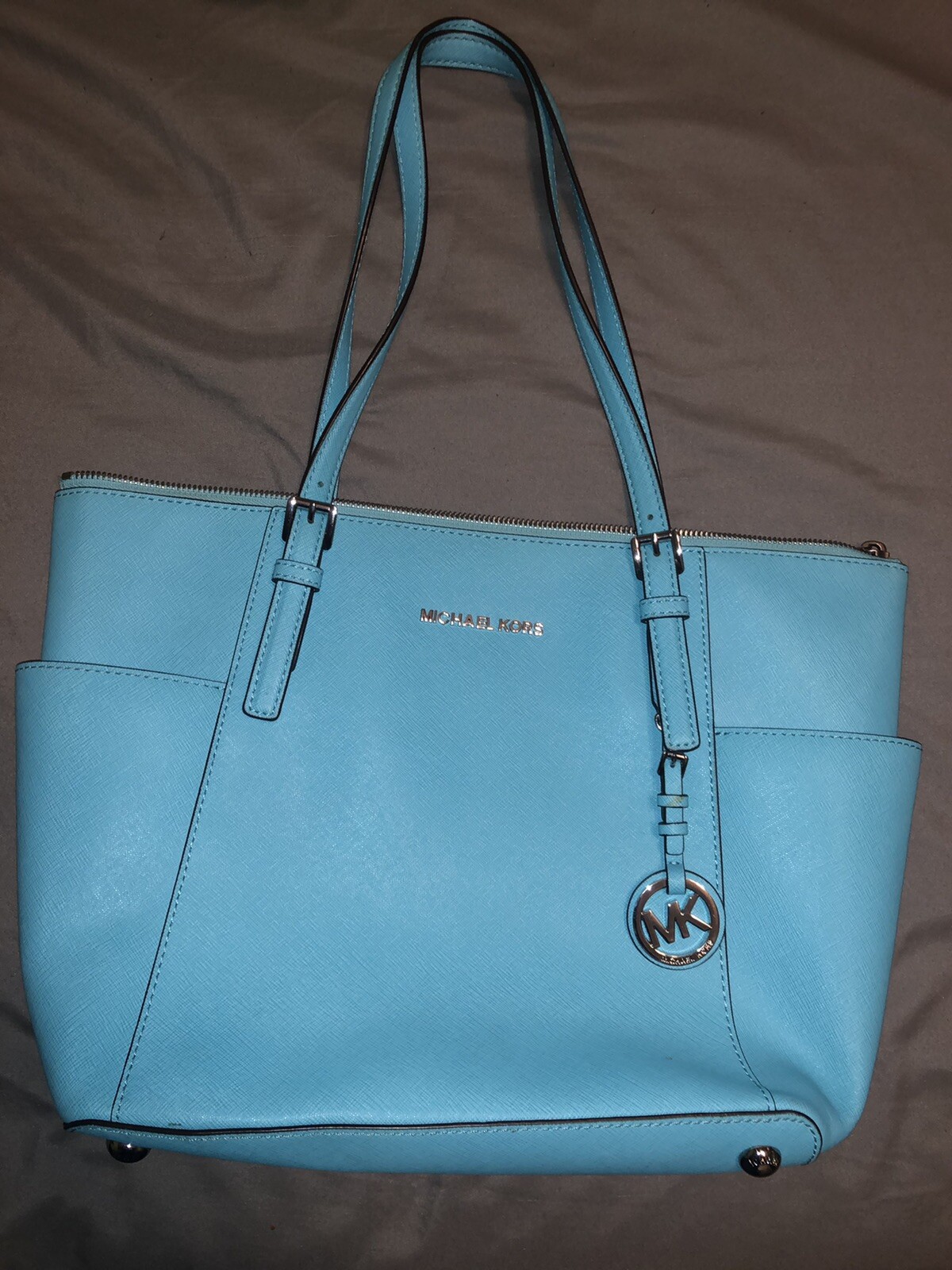 michael kors handbag cyan blue - Gem