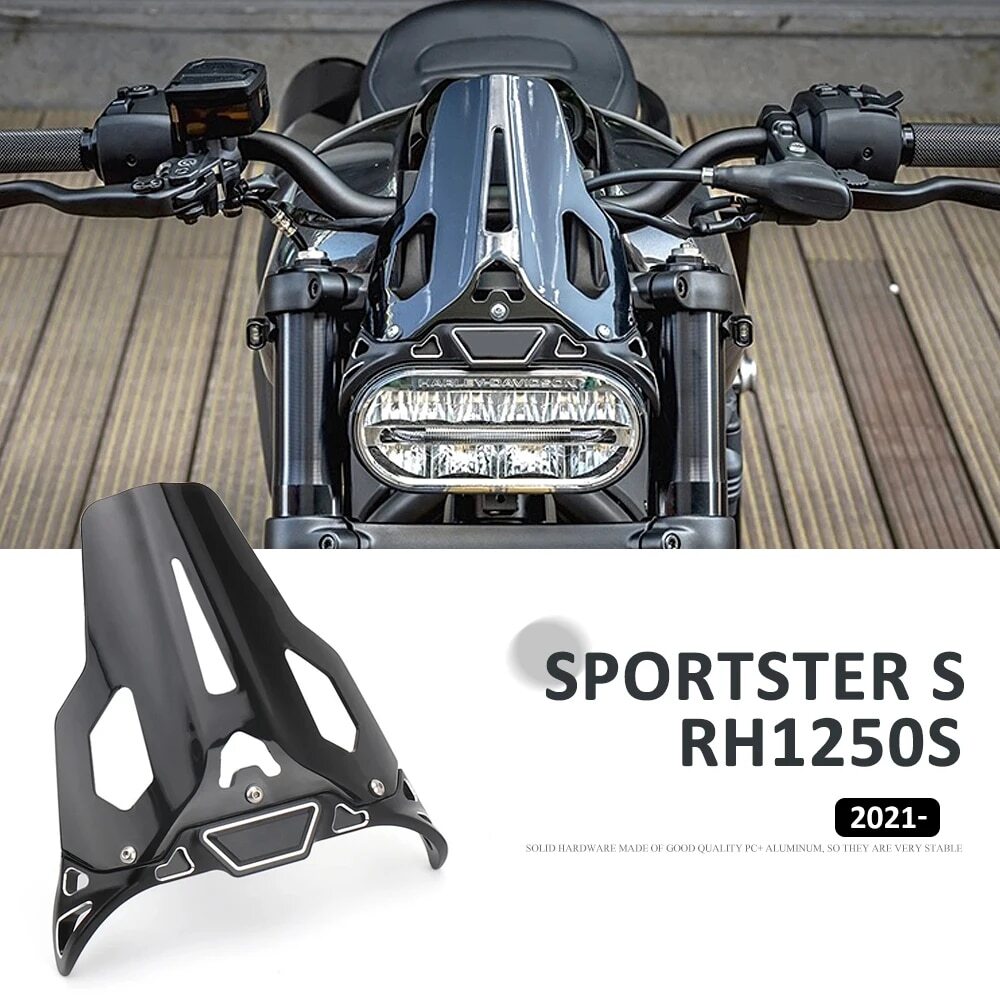 For Sportster S RH1250S 2021-2023 Windshield Wind Screen Deflector ...