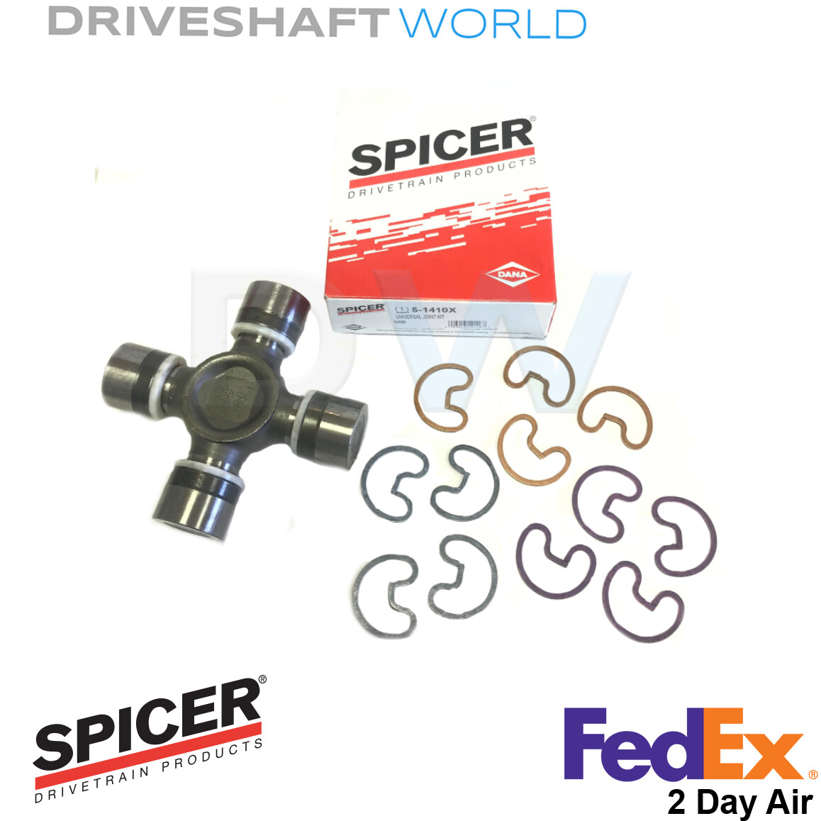 U-Joint Outside Snap Rings SPICER 1410 Series, Non-Greasable Spicer ...