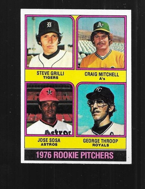 1976 Topps - 1976 Rookie Pitchers #591 Steve Grilli, Jose Sosa, George ...