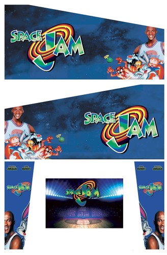 Stickers Space Jam Pour Pincab Flipper | eBay