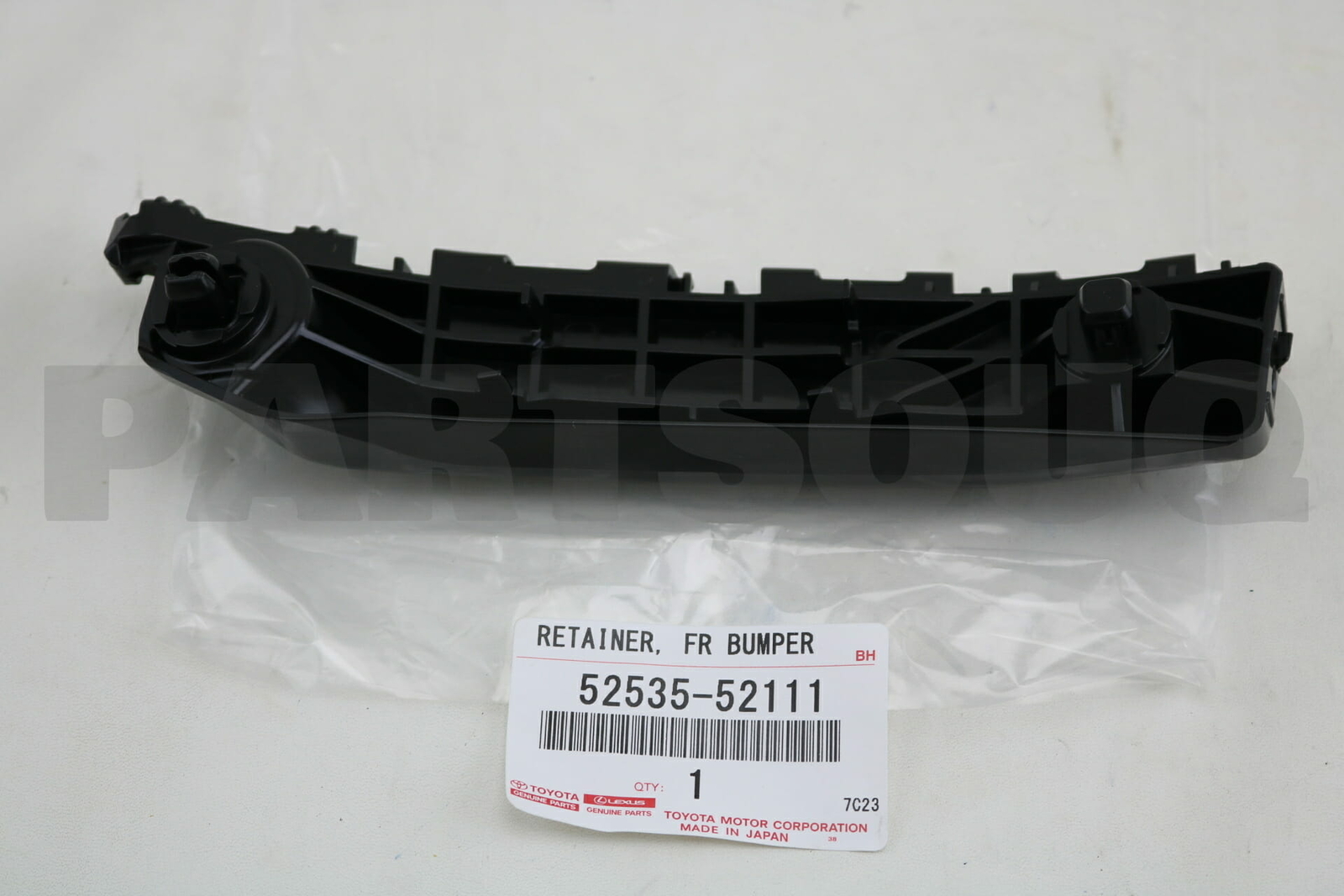5253552111 Genuine Toyota RETAINER, FRONT BUMPER SIDE, RH 52535-52111 ...