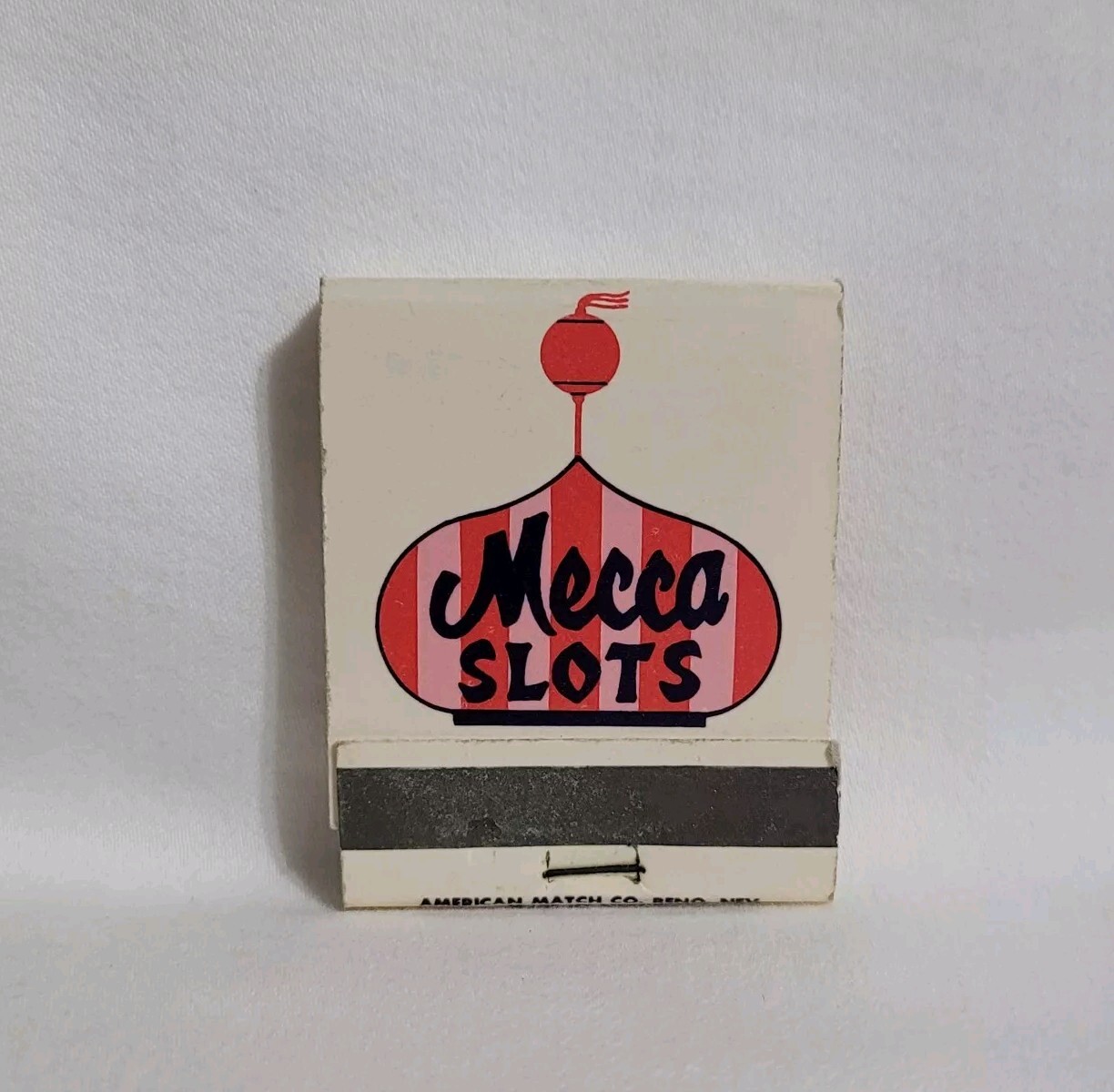 Vintage Matchbook Mecca Slots Casino Las Vegas Nevada Advertising ...