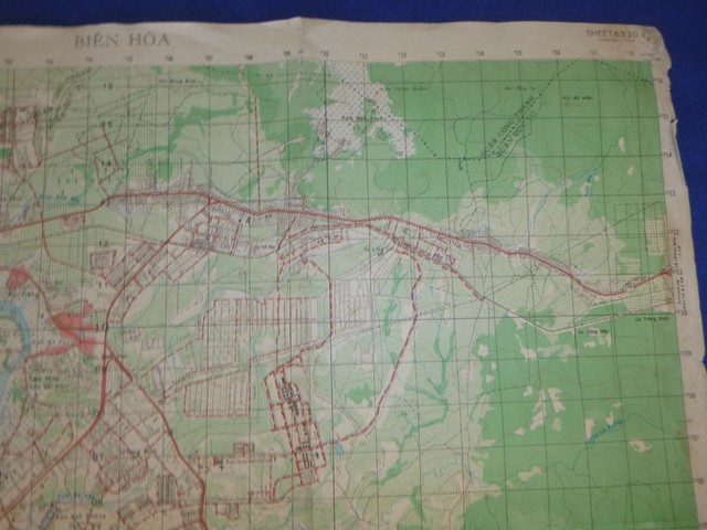 Rare MAP - BIEN HOA AIRBASE - LONG BINH POST - GIA DINH - NHA BE ...