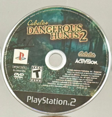 Cabela's Dangerous Hunts 2 PS2 Sony PlayStation 2 - Disc Only ...