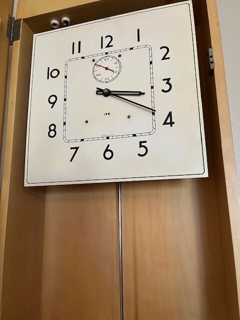 IBM Master Clock Model 25- ORIGINAL CONDITION AND WORKING SCHOOL MASTER ...