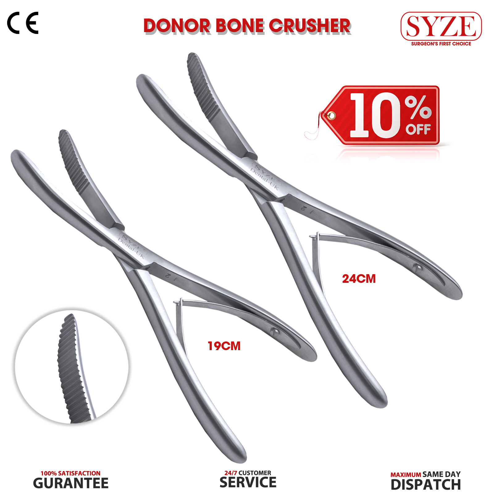 Orthopaedic Surgical Bone Rongeur Forceps Bone Cutters Rodents ...