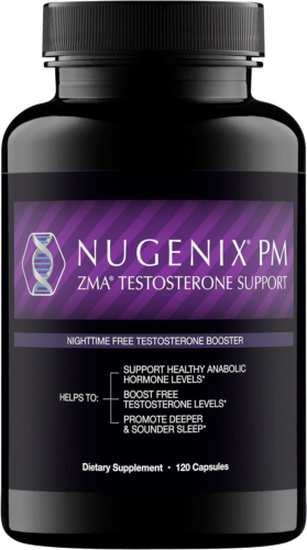 Nugenix PM ZMA - Nighttime Free Testosterone Booster and Sleep Support ...