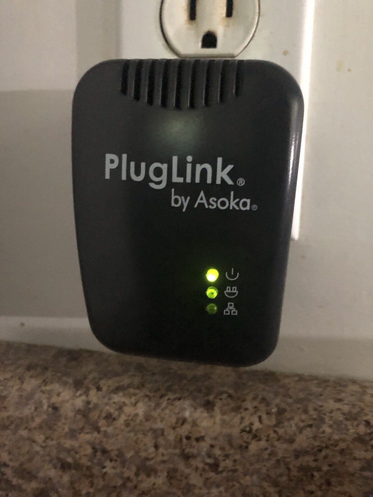 PlugLink by Asoka 9650 Ethernet Adapter Model: PL9650-ETH-VB6 Lot Of 2 ...