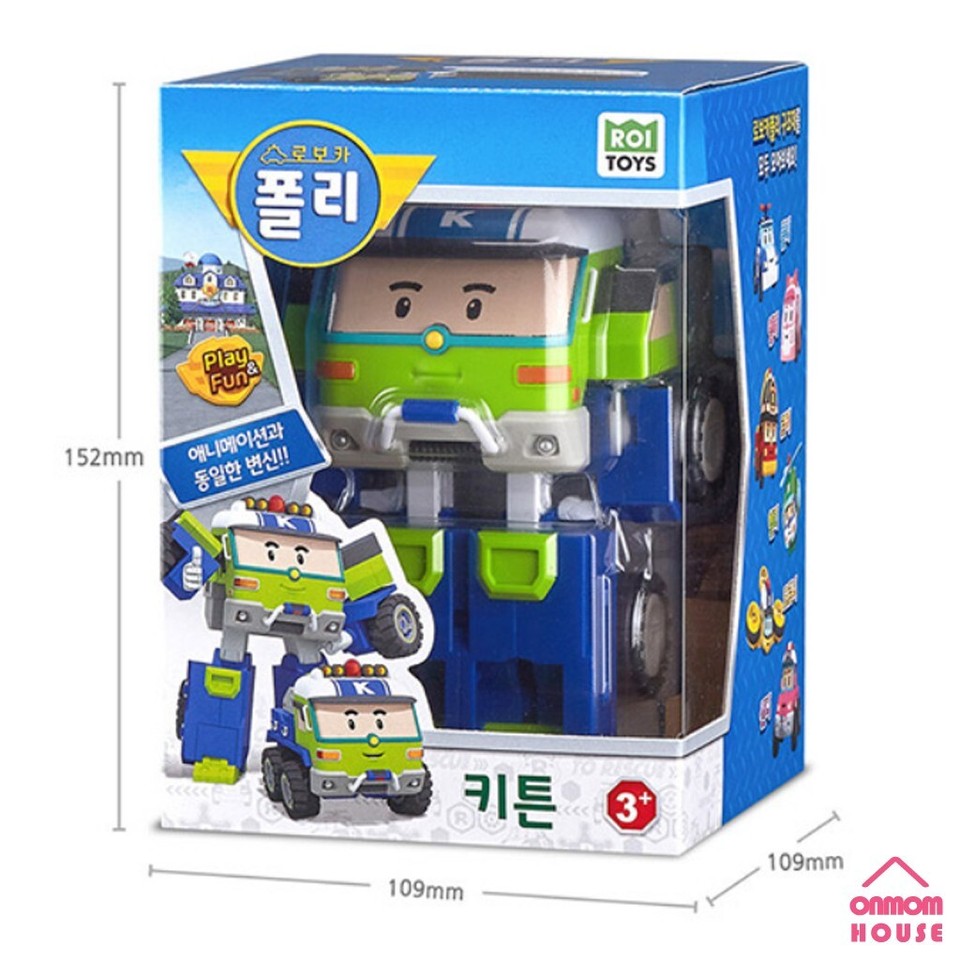 Robocar Poli Transformer KEATON Robot Action Figure Car Toy 4 inch | eBay