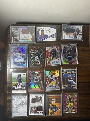 Huge NFL Football Sports Cards Hot Pack Auto, Patches, Relic Signature ...