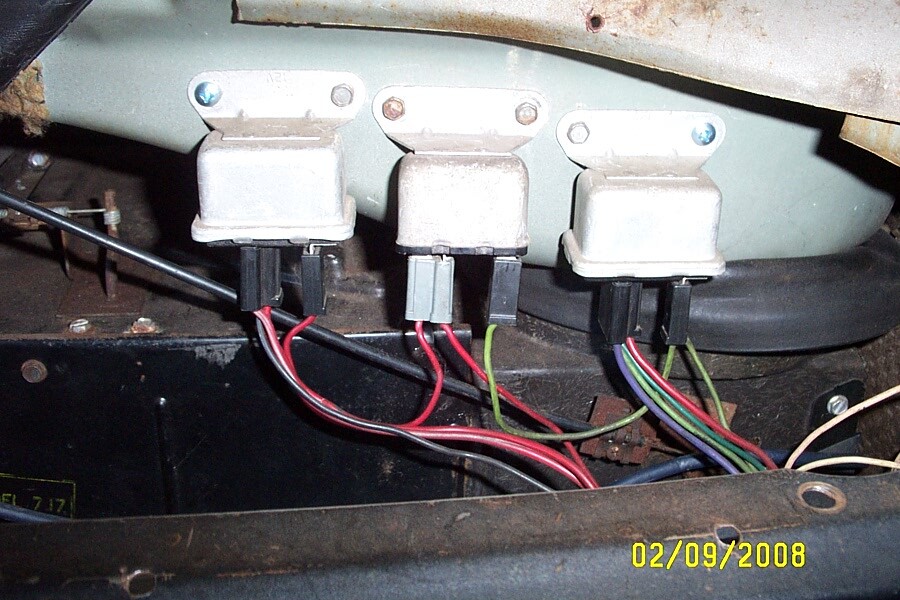 MOPAR 1966 1967 Dodge Charger Rotating Headlight Relays (Upgraded ...
