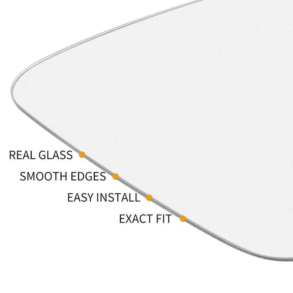 Right Passenger Side Mirror Glass with Adhesive for BMW Mini Cooper ...