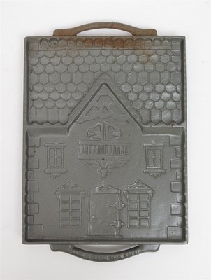 John Wright Cast Victorian Gingerbread House 2 Sided Cast Iron Mold ...