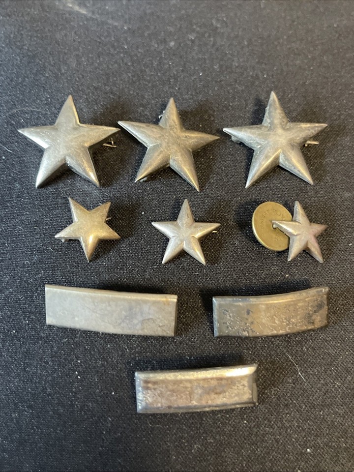 US Military General Officer Stars And Bars All Sterling Meyer,HH, Amico ...