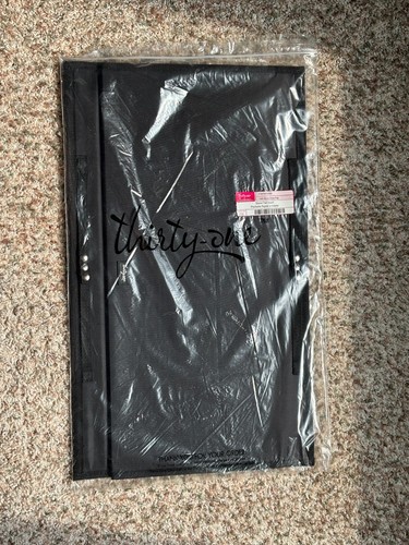 Thirty-One 31 Large Utility Tote STAND TALL INSERT - Black Cross Pop ...