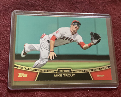 Mike Trout 2013 Topps Basebal Insert Chase It Down Insert # CD-1, LA ...