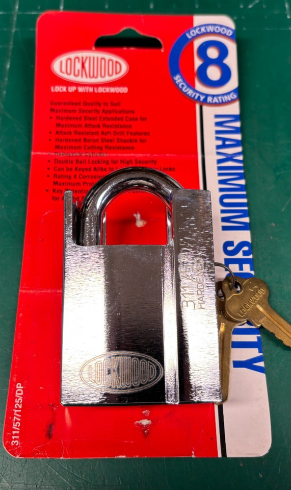 Lockwood Maximum Security Padlock - 311/57 Abloy Locksmith Locksport | eBay