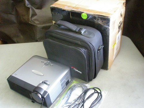 OPTOMA EP716 DLP PORTABLE PROJECTOR, ONLY 76 ORIGINAL HOURS!! | eBay