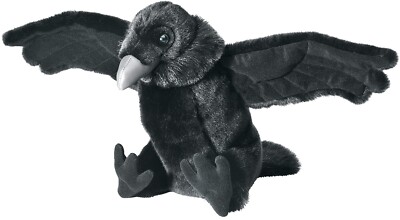 RAVEN SOFT TEDDY BEAR TOY WILD REPUBLIC CUDDLEKINS 12" CUDDLY PLUSH NEW ...