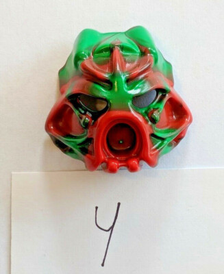 LEGO Bionicle Poisoned Infected Hau Nuva Mask Green Forehead Variant ...
