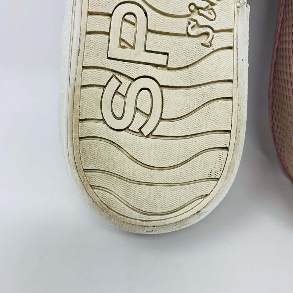 SPERRY STS82298 Pier Side Perf Rose Dust TOP-SIDER SHOES Leather W 6.5 ...