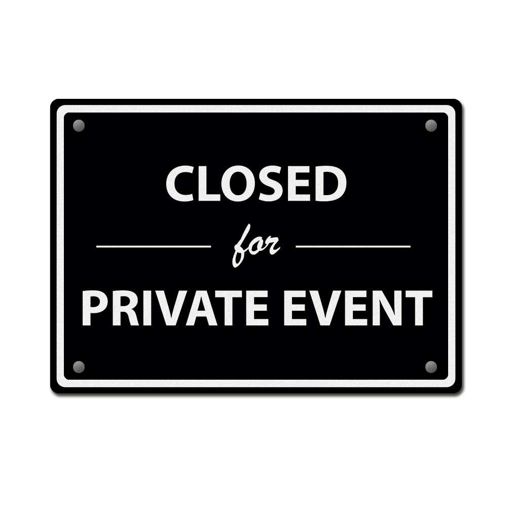 Private Party Sign Template Downloadable Templates | Faculty And Staff