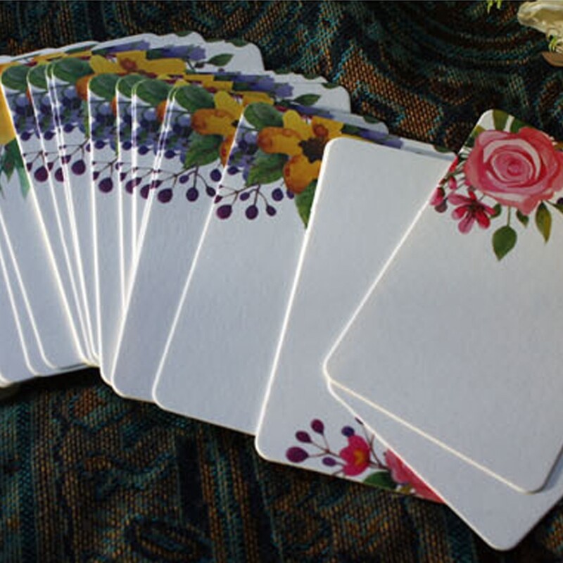 Small Writing Pad Flipping Study Flash Card 2 x 3.4 50 Sheets/Pack ...