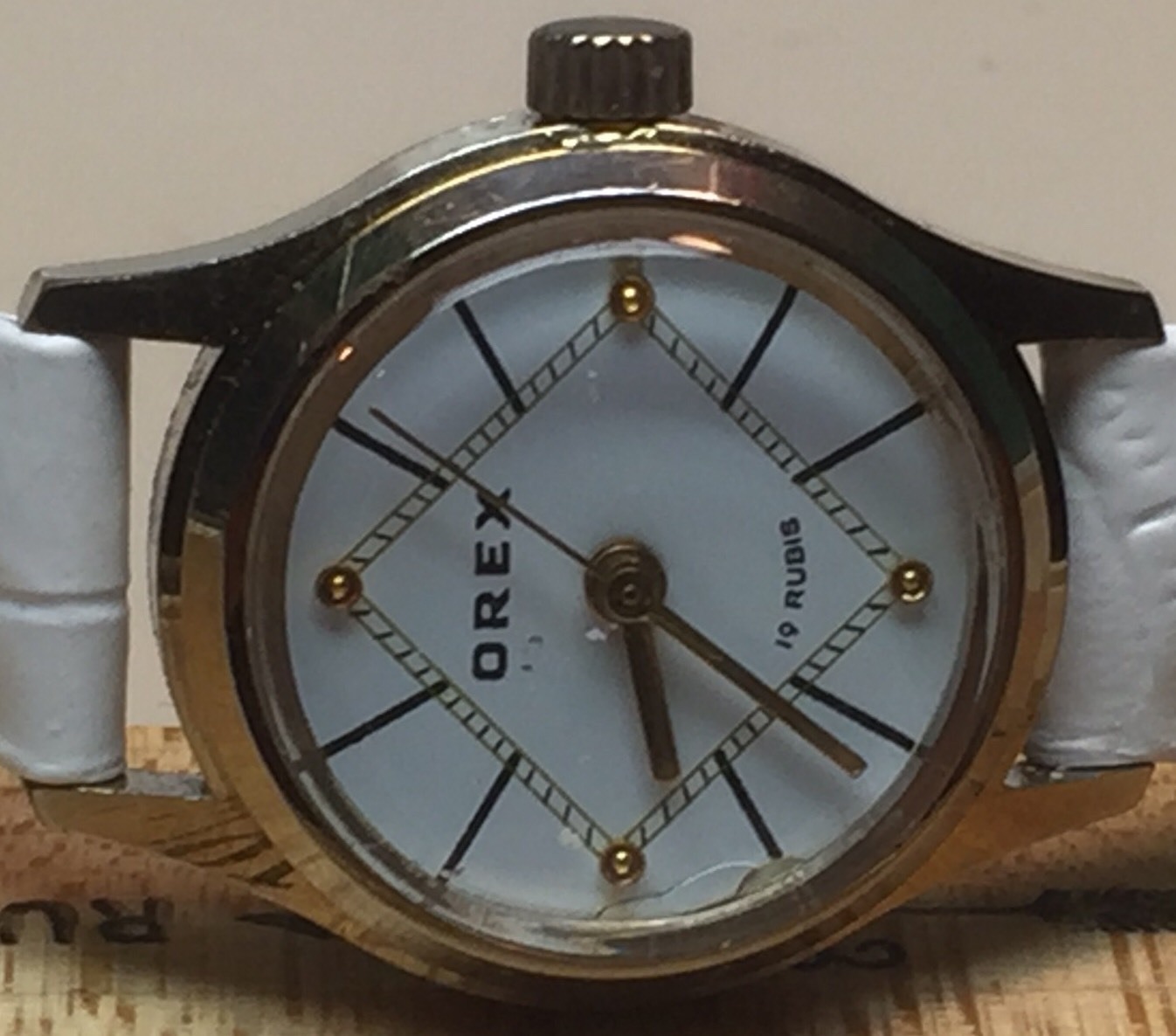 VINTAGE OREX ROSE COLLECTION ROMANIA MECHANICAL LADIES WATCH 19 RUBIS ...