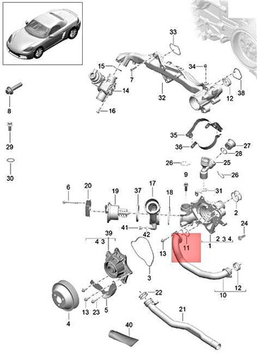 Genuine PORSCHE 718 Boxster Cayman 982 Seal 9A210632530 | eBay