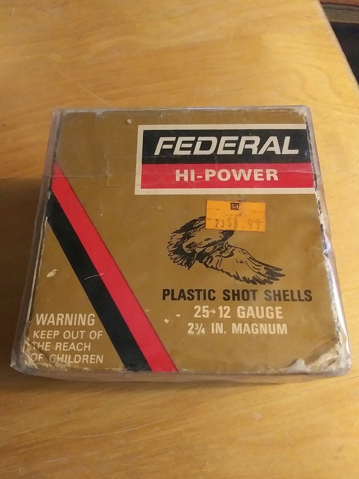 Federal Hi-Power. 12 Ga. 4 Shot, Empty Shotshell Box, Good Condition | eBay