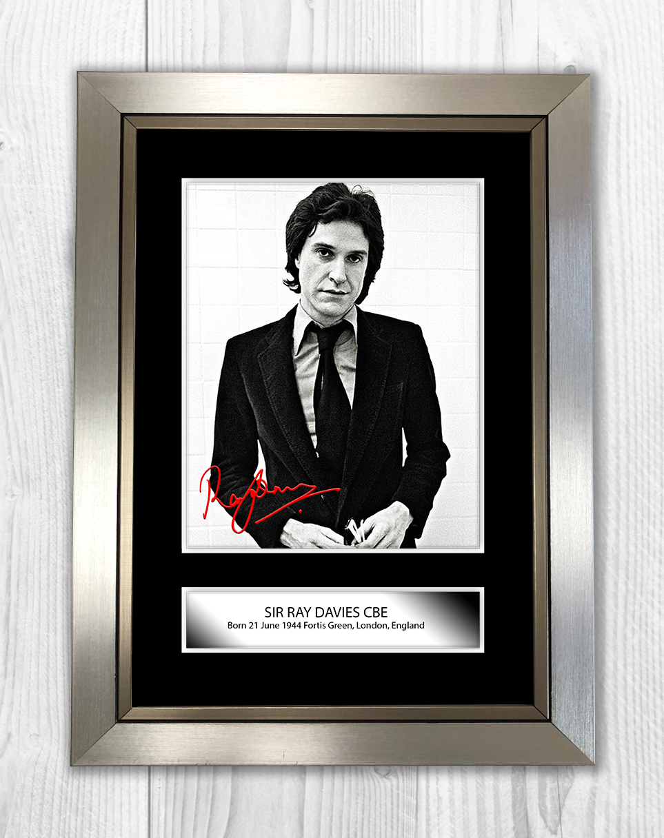 Ray Davies 2 The Kinks A4 reproduction autograph picture poster choice ...