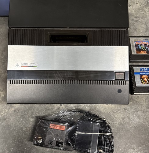 Atari 5200 Video Game Console w/2 Controllers games ALL Tested ...