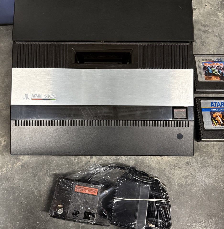 Atari 5200 Video Game Console w/2 Controllers games ALL Tested ...