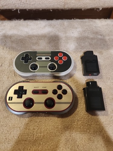 8BITDO NES30 Pro & F30 Pro Controller Lot W NES Receivers Nintendo ...