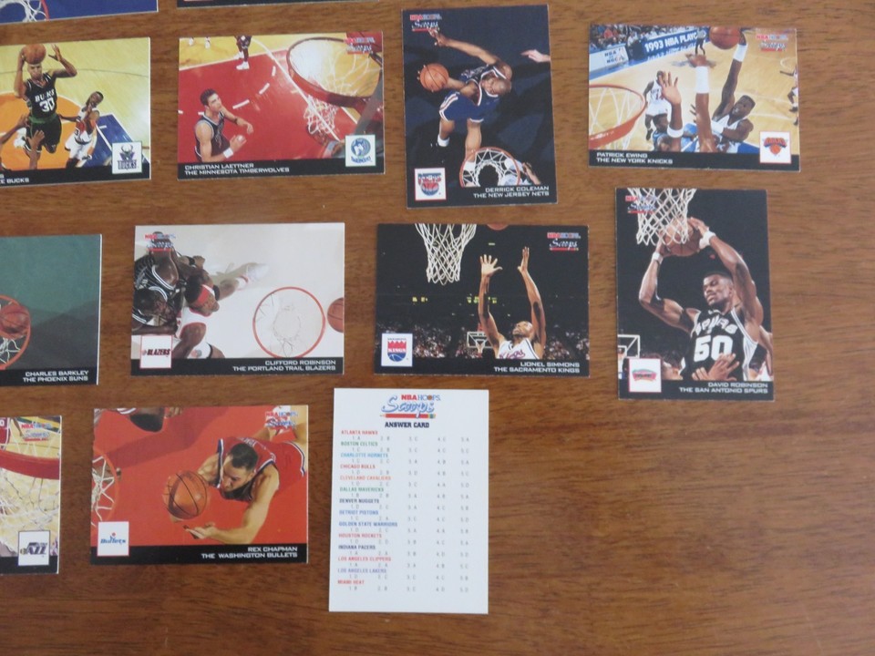 1994 SKYBOX HOOPS NBA BASKETBALL. COMPLETE 28 CARD SCOOPS SUBSET ...