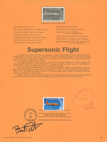 Wally Funk & Burt Rutan – Aviators – Signed 8x10" Supersonic Flight ...