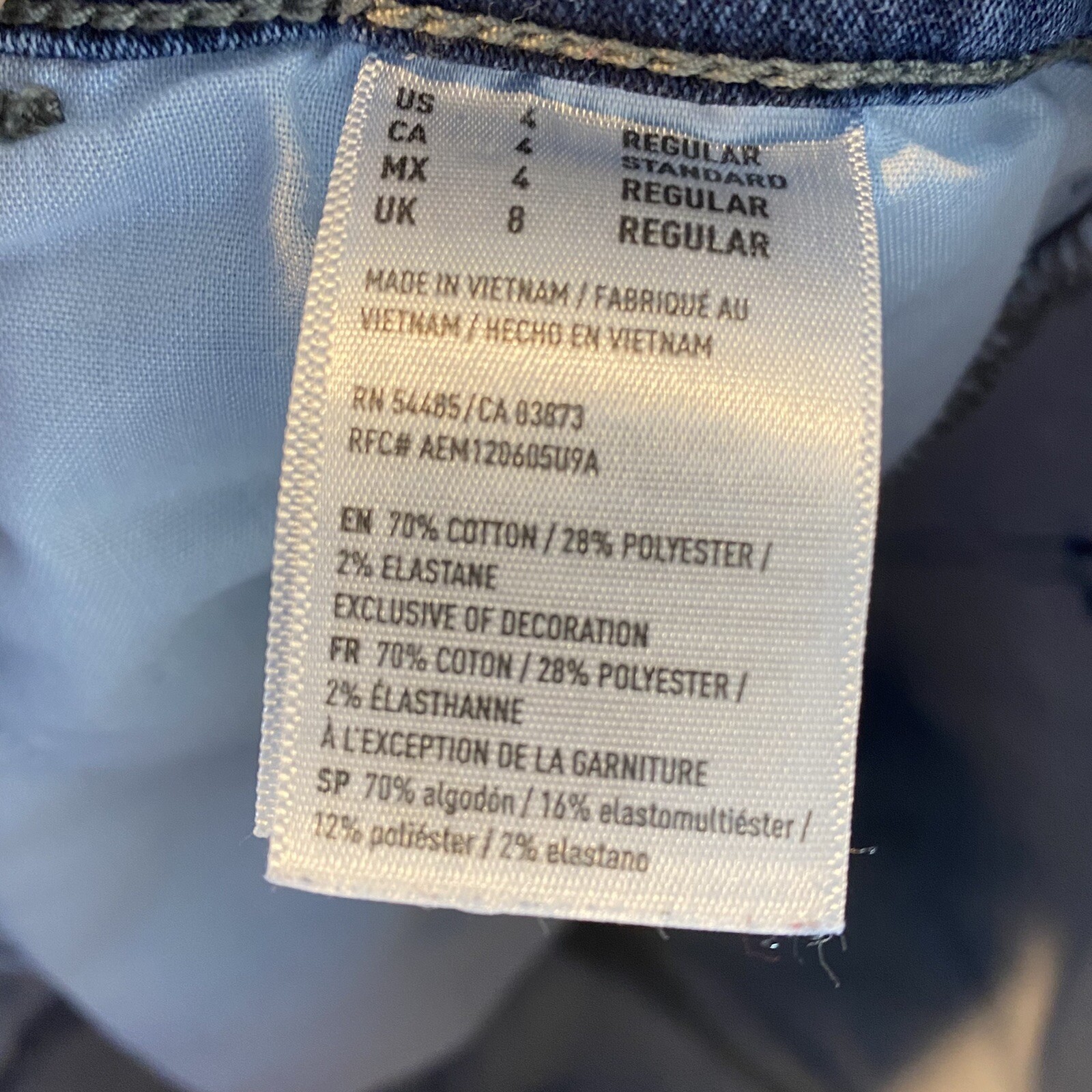 American Eagle Womans Hi Rise Jegging Jeans Size 4 Super Stretch X4 Ebay