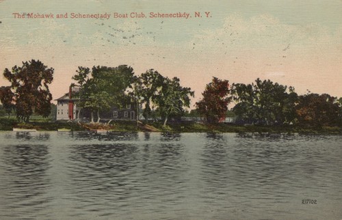 The Mohawk Schenectady Boat Club New York Posted Divided Back Vintage ...