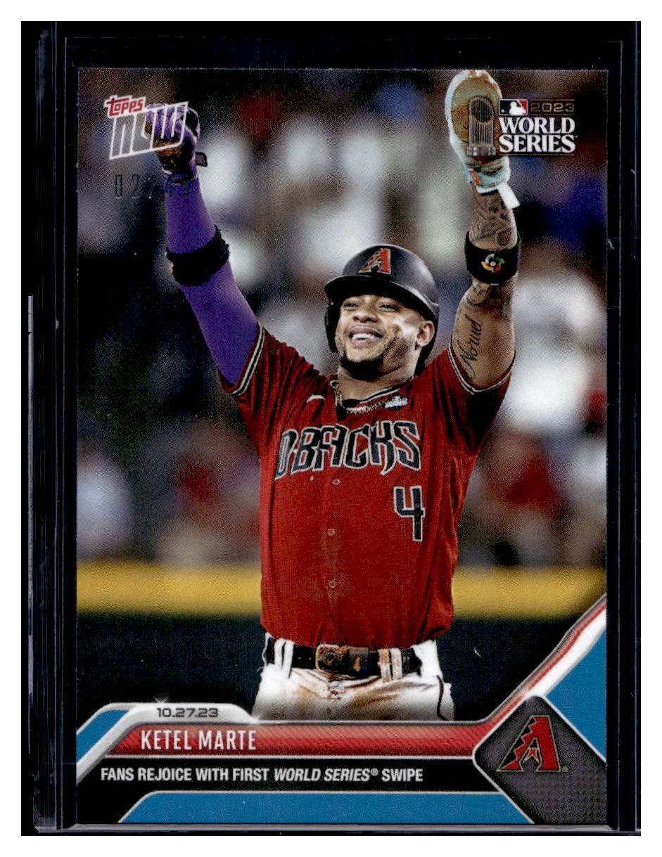 2023 Topps Now #1049 Ketel Marte Blue Parallel Card #d 2/49 | eBay