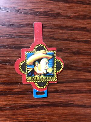 1950's Vintage Pat Brady Badge Posts Raisin Bran Tin Metal Litho USA | eBay