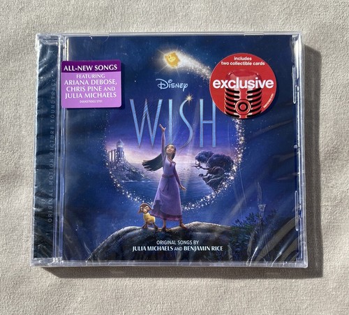 DISNEY: WISH (CD 2023) NEW & SEALED*12 Songs (Includes 2 Collectible ...