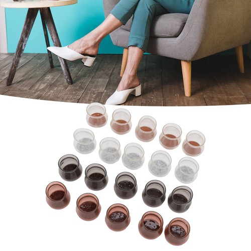 20Pcs Table Chair Foot Cover Rubber Chair Legs Caps Moving Furniture ...