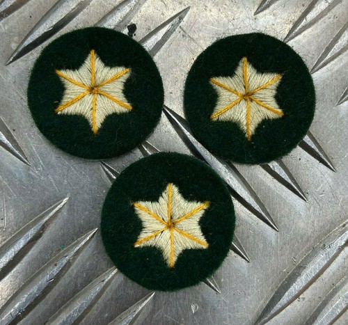 Genuine ARMY 6 Point Star Badges Skills / Rank Sewn on Patch X 3 MFST1 ...