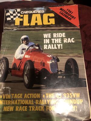 Chequered Flag Magazine February 1981. | eBay Australia
