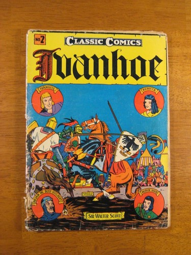 CLASSIC COMICS (ILLUSTRATED) #2, Ivanhoe, HRN 20 (Early 1940s edition ...