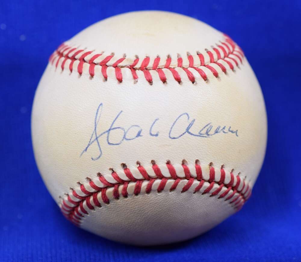 Hank Aaron Autograph