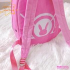 Overwatch D.Va OW DVA Pink Backpack Shoulders Bag Travel Bag Velvet 25× ...
