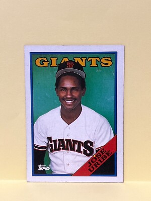 1988 Topps - #302 Jose Uribe ERROR | eBay